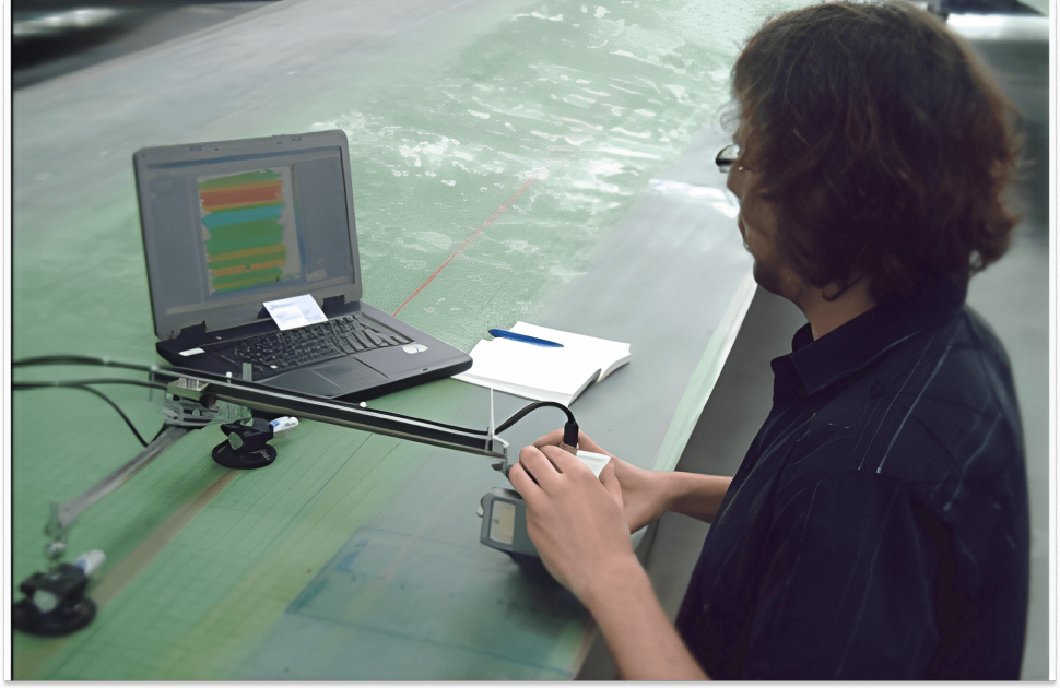 Hand-Held Scanner for Nondestructive Microwave Testing