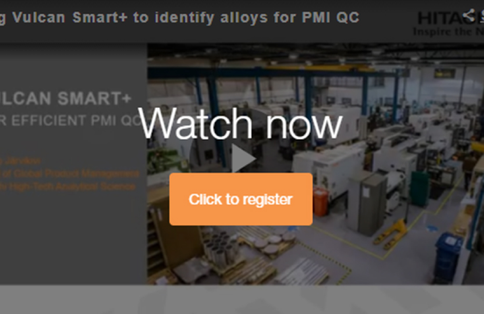 Using Vulcan Smart+ for efficient PMI QC - OnestopNDT