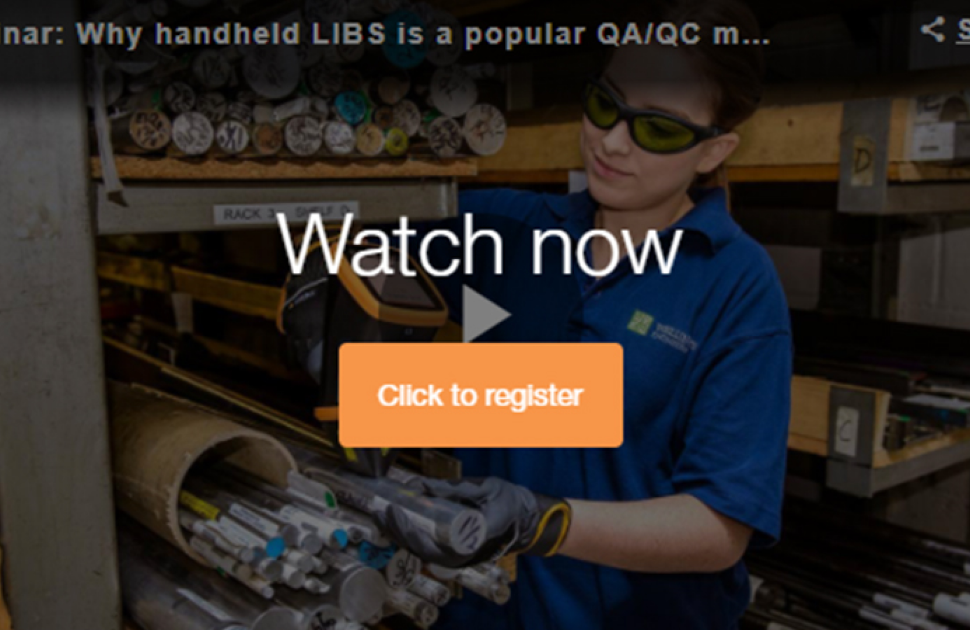 Why handheld LIBS is a popular QA/QC Method - OnestopNDT